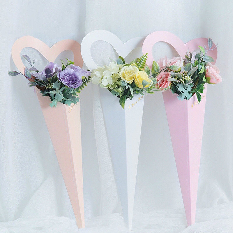 DIY flower box modern stylish Folding love single gift box Flower ...
