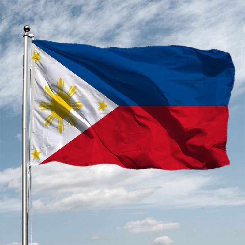 Pilipinas Philippines Flag 90X150cm Polyester UV Fade Resisitant ...