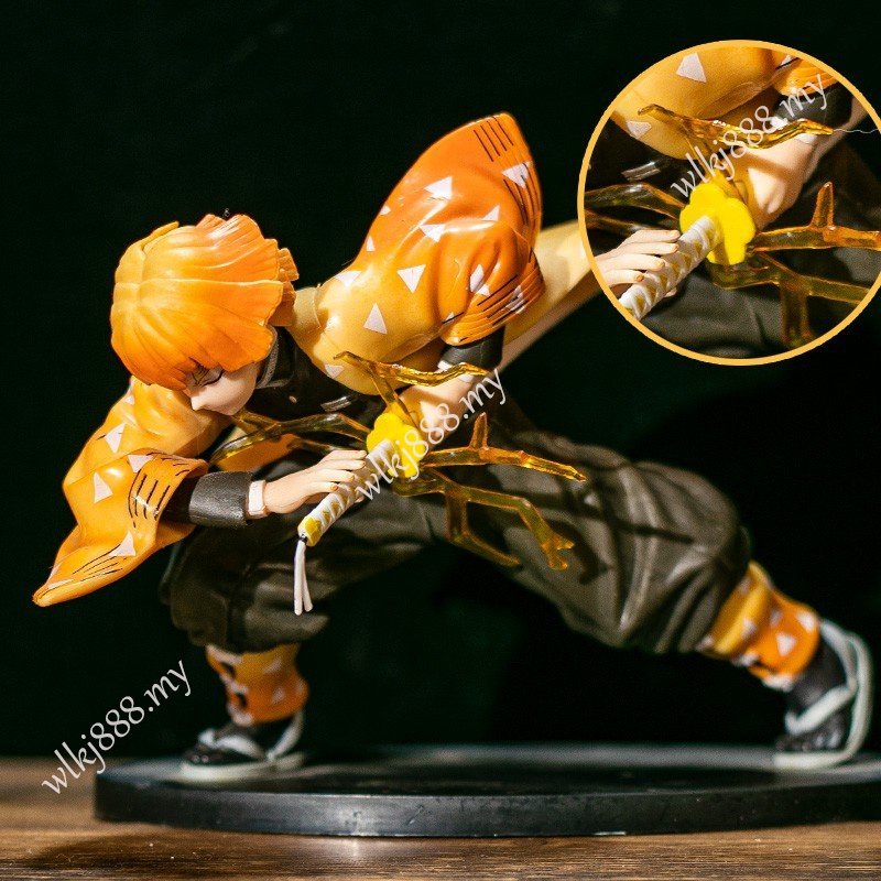 Demon Slayer Action Figure De 15CM Zenitsu Agatsuma Rengoku Kyoujurou ...
