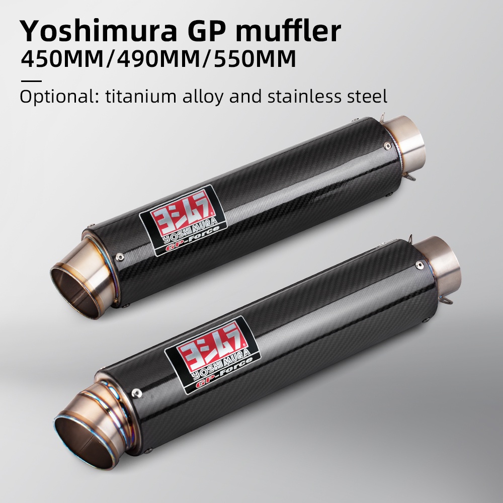 Yoshimura GP moto racing exhaust muffler Titanium/Stainless steel ...