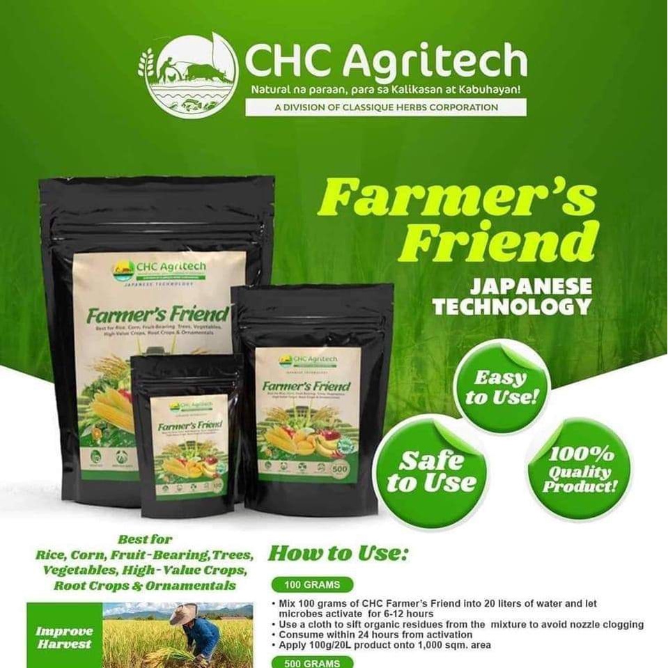 CHC Agritech Farmers Friends Japanese technology 500g | Shopee Philippines