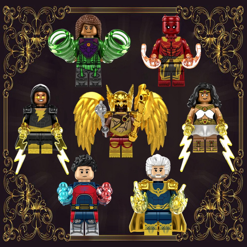 Black Adam Hawkman Atom Smasher Doctor Fate Birthday Gift Education ...