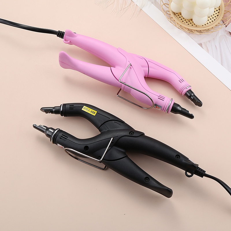 Loof Fusion Hair Extension Heat Iron Keratin Bonding Tools Adjustable ...