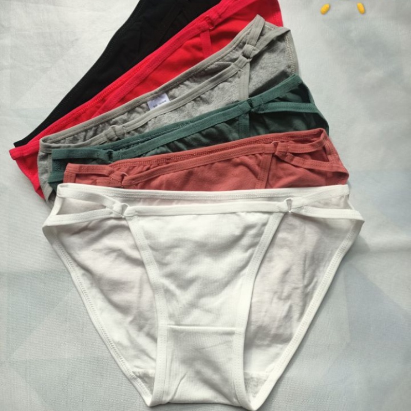 Bikini Style Cotton Panties Sexy Lingerie Designer Low Waist Women ...