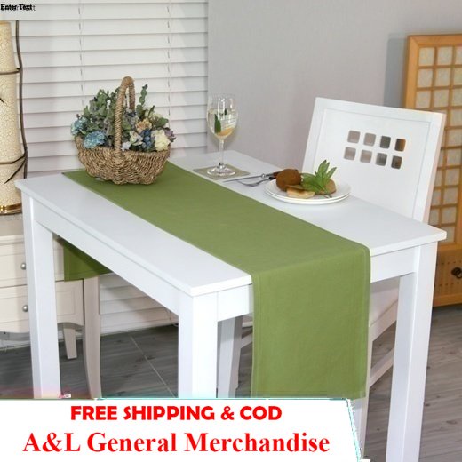 Any Size Plain Table Runner Cloth Topper KATRINA for Home Dinner ...