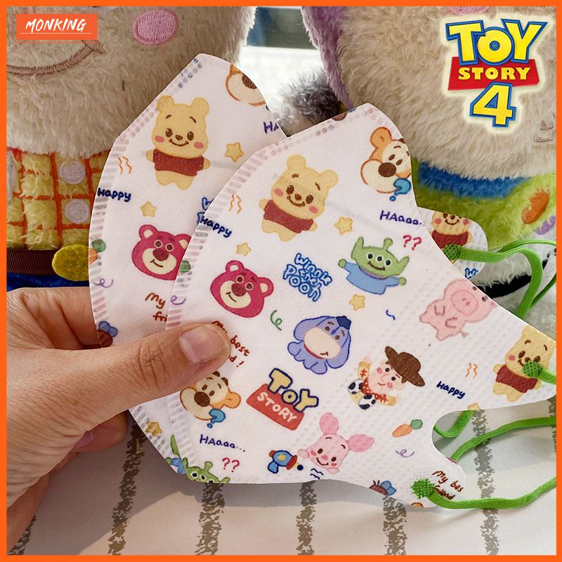 10PCS 3D Cartoon children Facemask 3PLY protective breathable mask ...