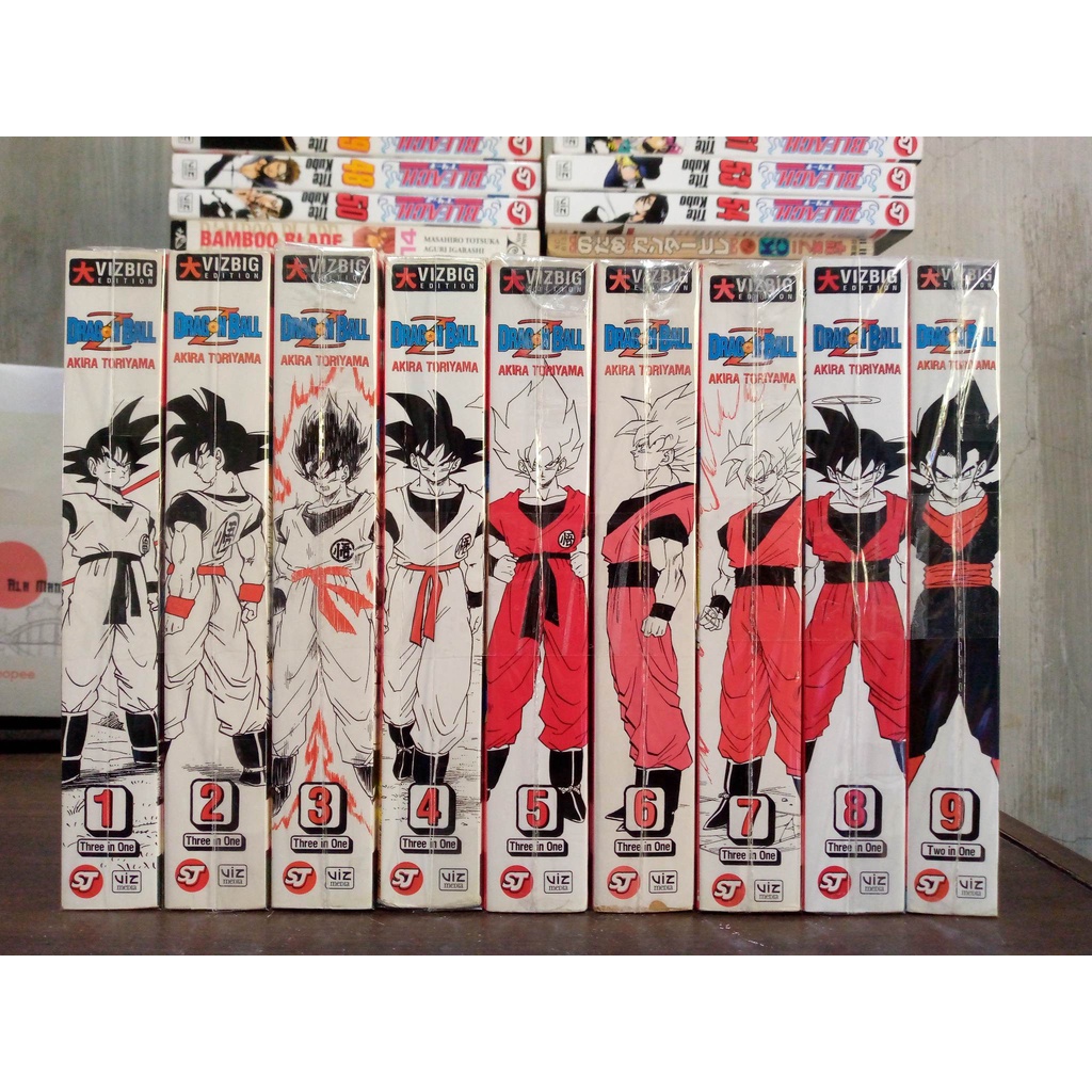 Dragon Ball Z (VIZBIG Edition) Complete Set Vol 1-9 Manga by Akira Toriyama, English, Viz Media ...