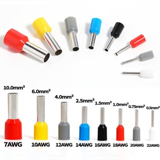 1000pcs/Pack Electrical Tools E0508 E7508 E1008 E1508E1510 E2510 E4009 E6012 PVC Corn End Wire ...