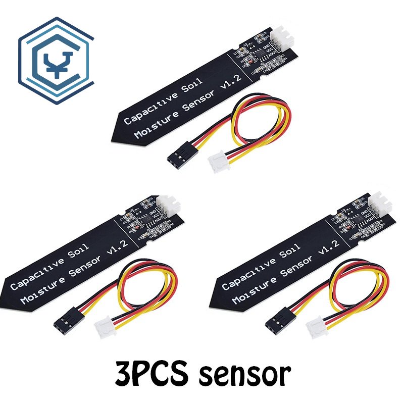 3PCS Analog Capacitive Soil Moisture Sensor V1.2 Capacitive Soil ...