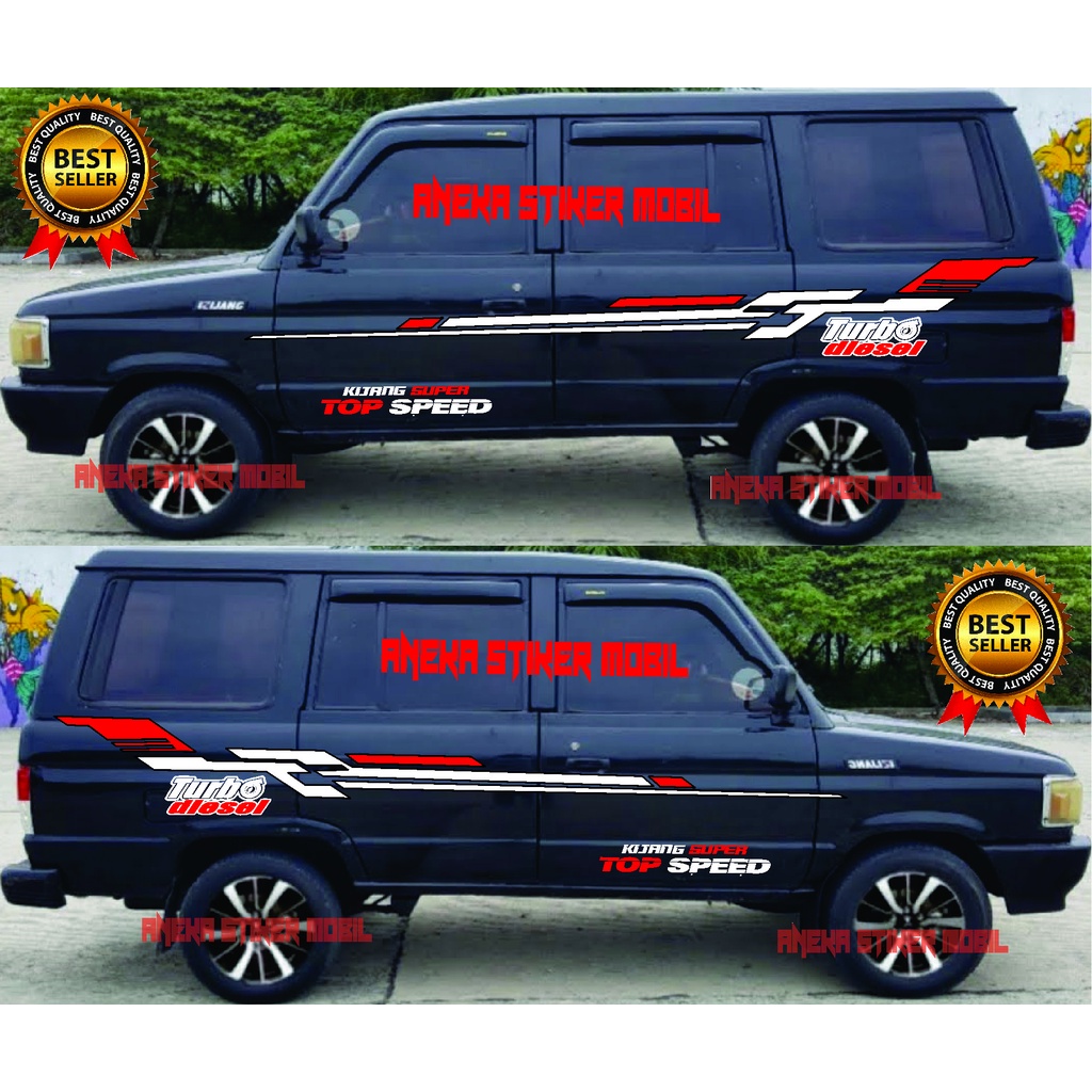 Kijang Super Car Sticker Kijang Super Body Sticker Kijang Super Sticker ...