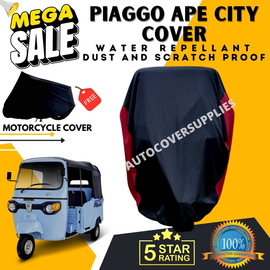 PIAGGIO APE CITY ALL TYPES UNIVERSAL FULL COVER HIGH QUALITY (WATER ...