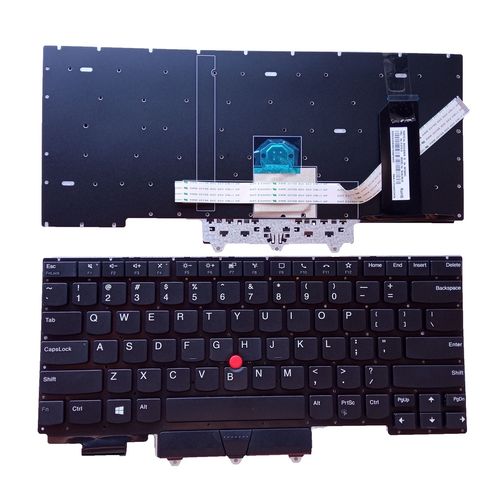 New US Black Keyboard for Lenovo IBM Thinkpad E14 Gen 2 (20T6, 20T7 ...