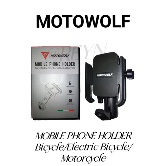 MOTOWOLF MOBILE PHONE HOLDER | Bicycle/Electric bicycle/Motorcycle ...