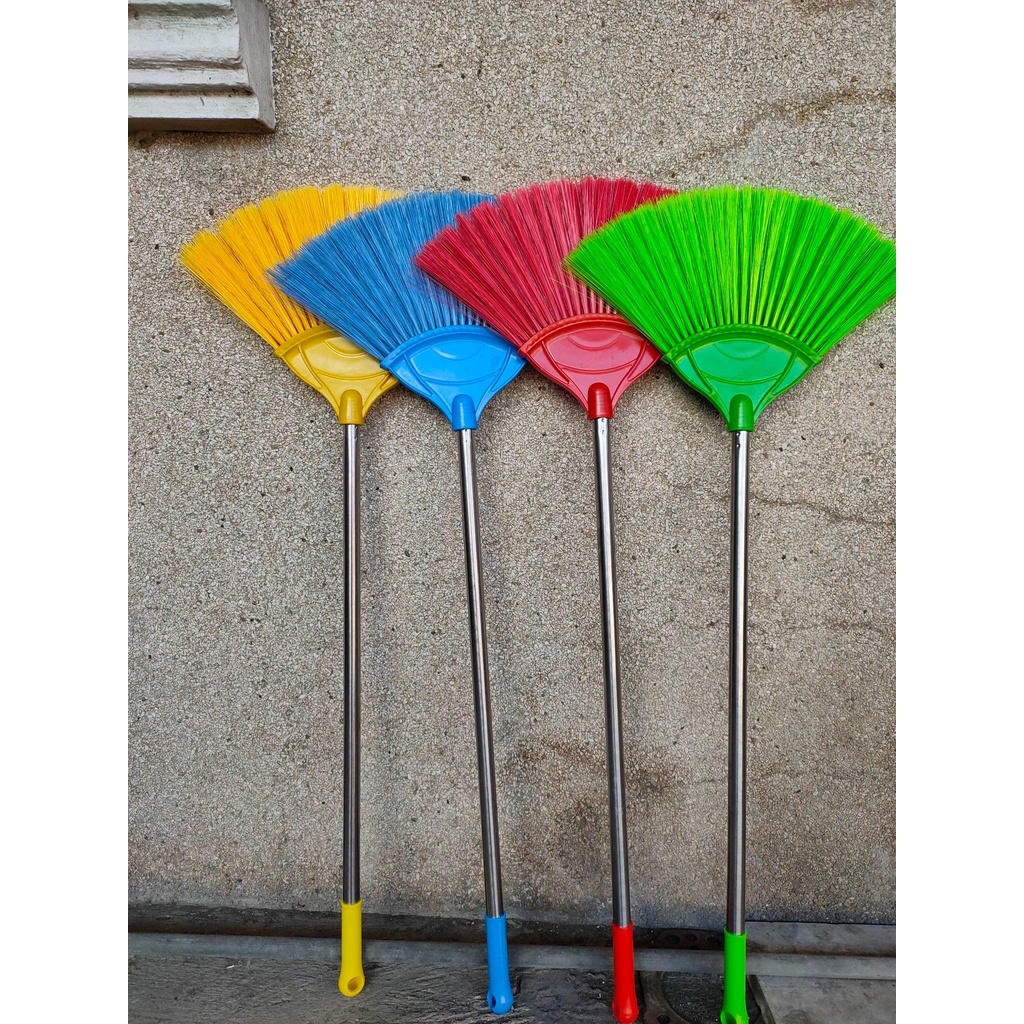 (#2011A) BROOM FAN Metal Handle (RANDOM COLOR) | Shopee Philippines