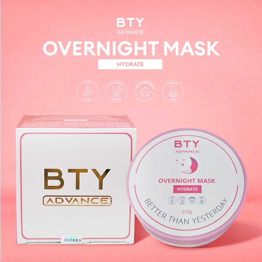 BTY ADVANCE OVERNIGHT MASK 250g | Shopee Philippines