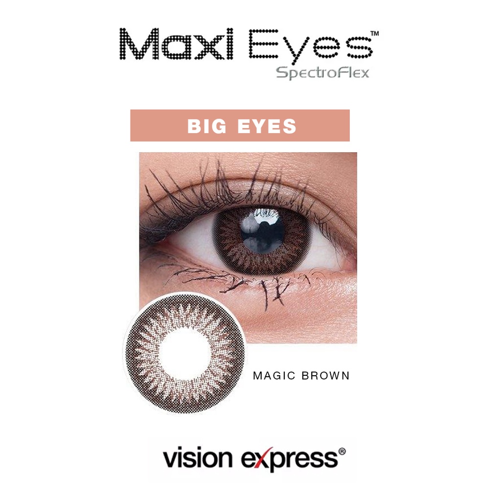Vision Express Maxi Eyes Magic "Big Eyes" Colored Graded Contact Lenses ...