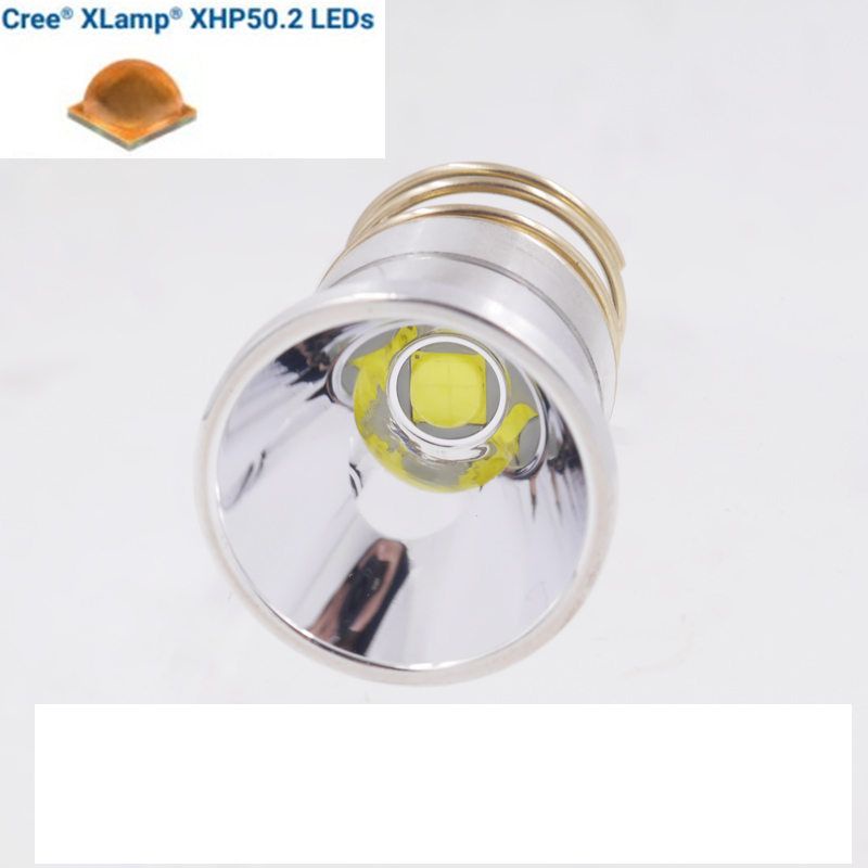 26.5mm CREE XHP50.2 led 1800lm 18W 6500k Drop-in Flashlight holder For ...