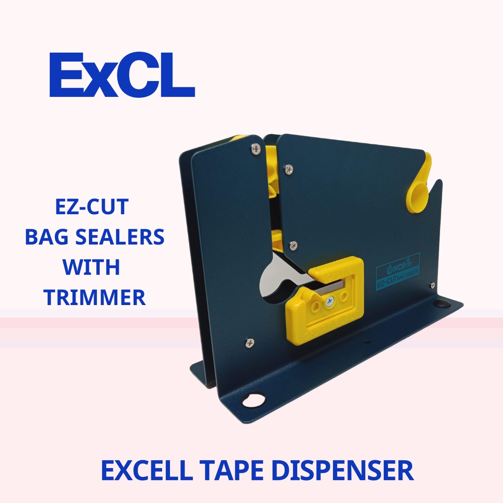 ExCL - Excell Tape Dispenser (EZ-CUT Bag Sealers with Trimmer) | Shopee ...