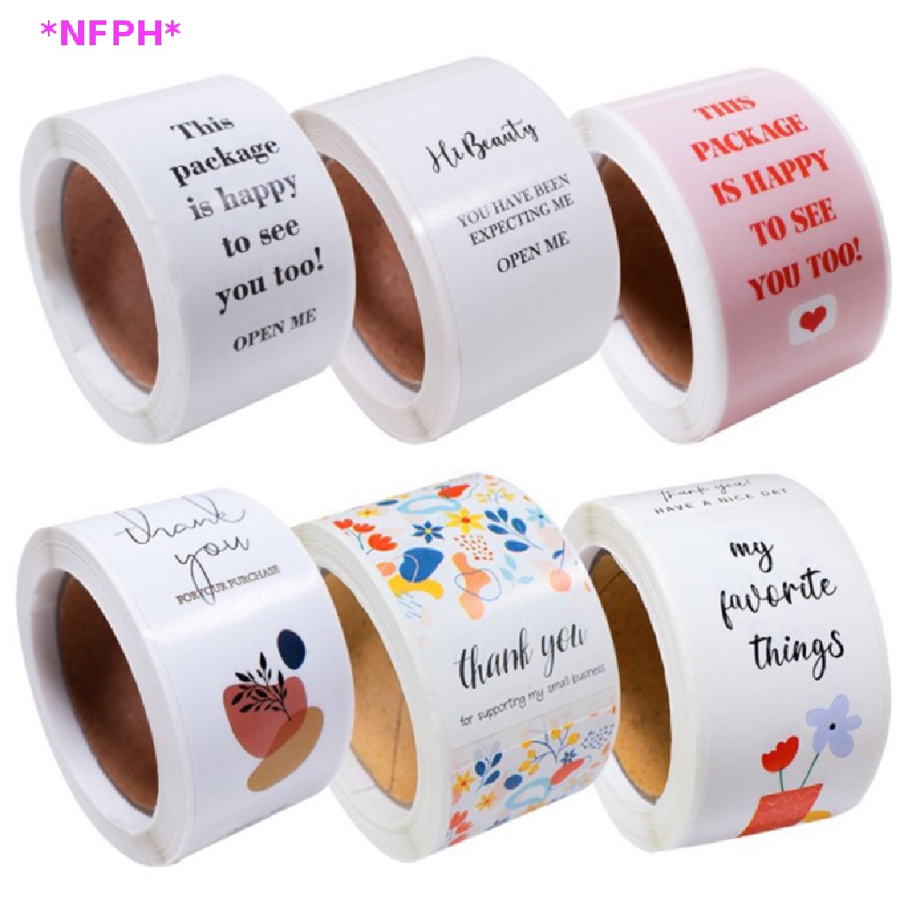 CKFR 100pcs/roll This Package Is Happy To See You Too Stickers Small ...