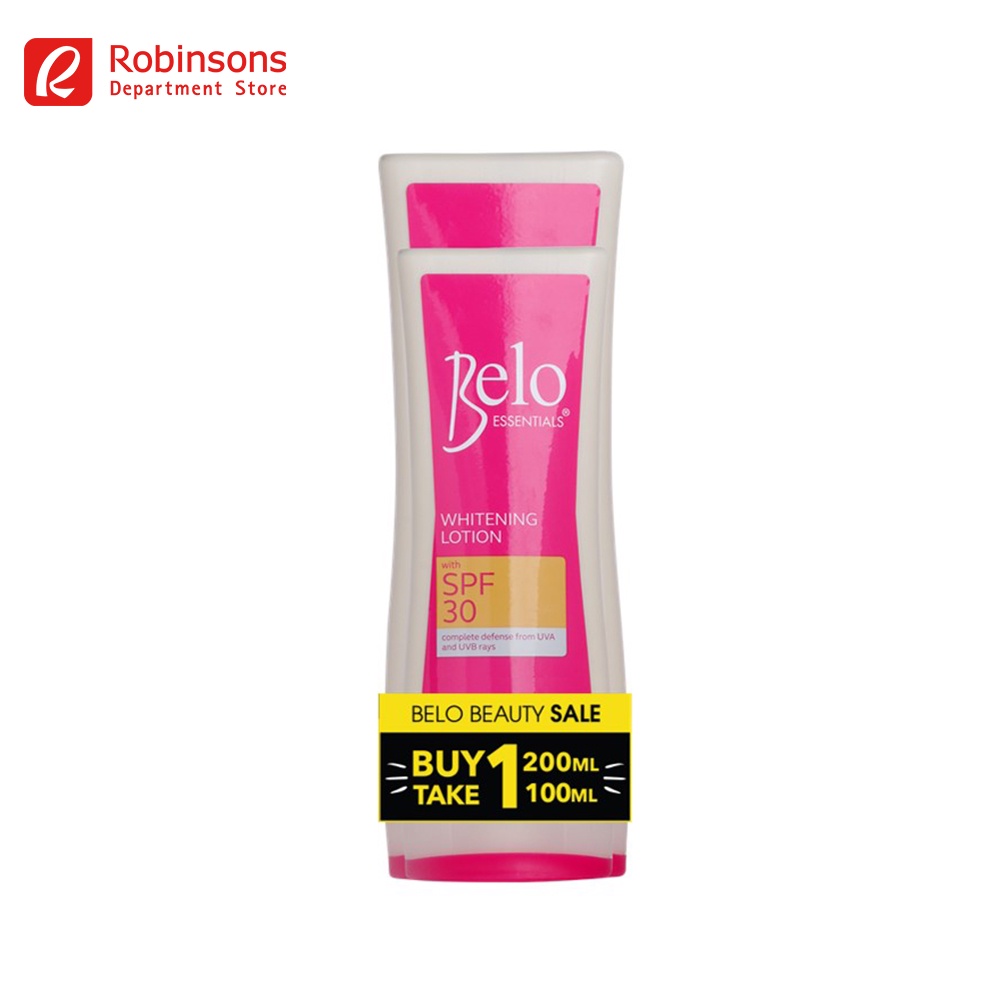 Belo Whitening SPF30 Body Lotion 200ml + Free 100ml Bundle | Shopee ...
