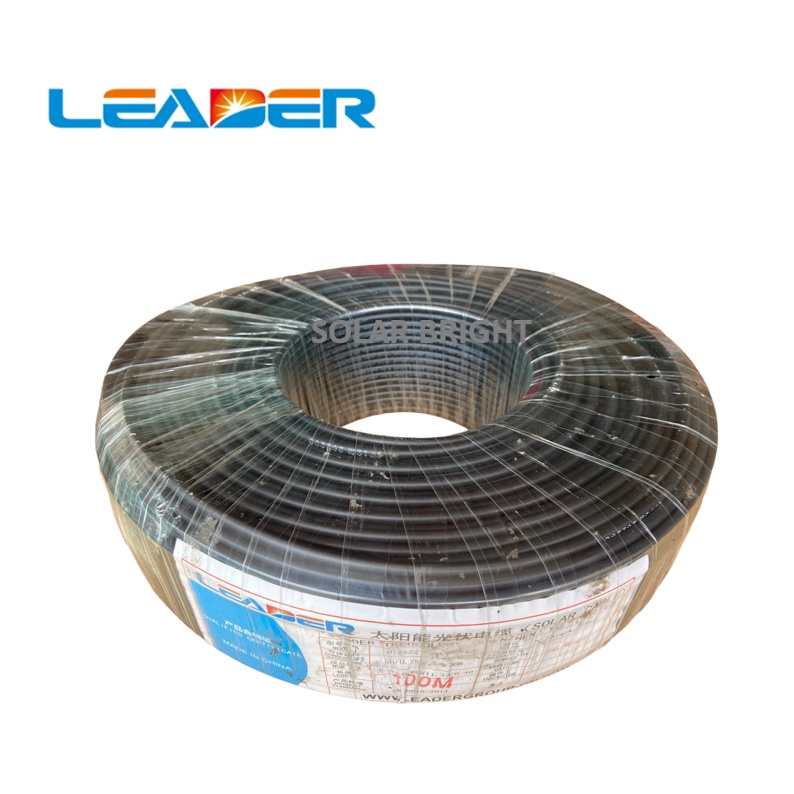 100 Meter 1 Roll PV cable solar cable 2.5mm2 4.0mm2 6.0mm2 twin-core DC ...