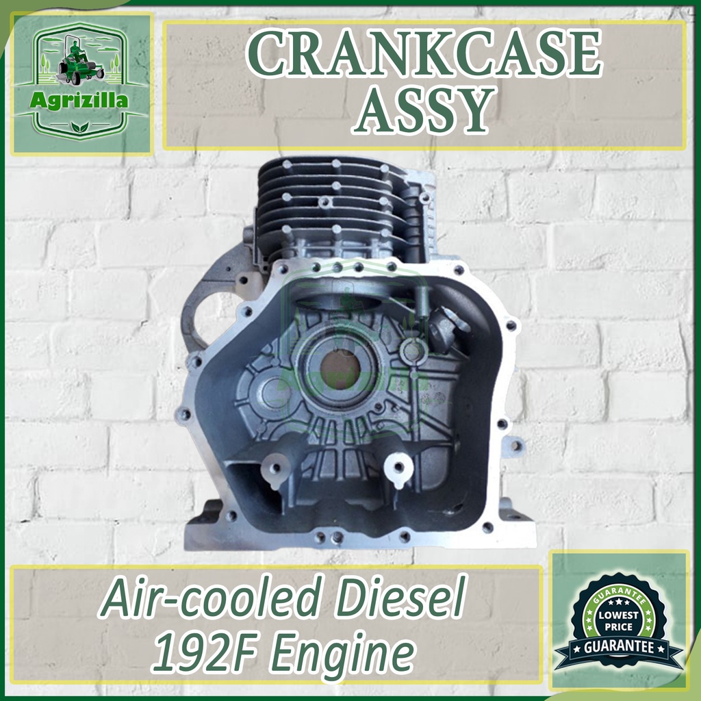 Crankcase Assy , Cylinder Block Assy 190F 16hp , 192F 18hp Aircooled Diesel Engine | Shopee ...