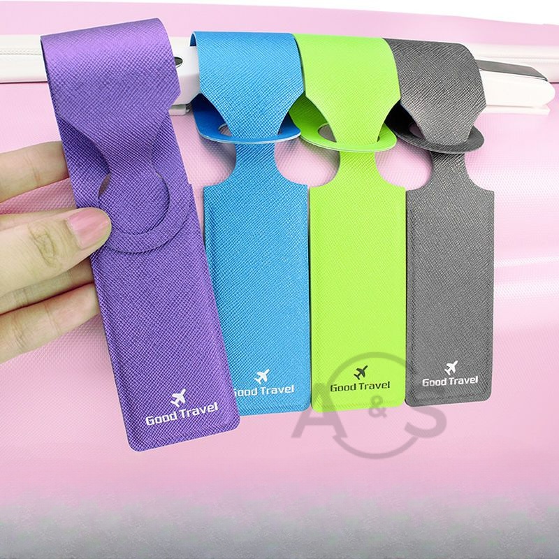 Luggage Tag Consignment Creative Integrated Boarding Pass PU Suitcase ...