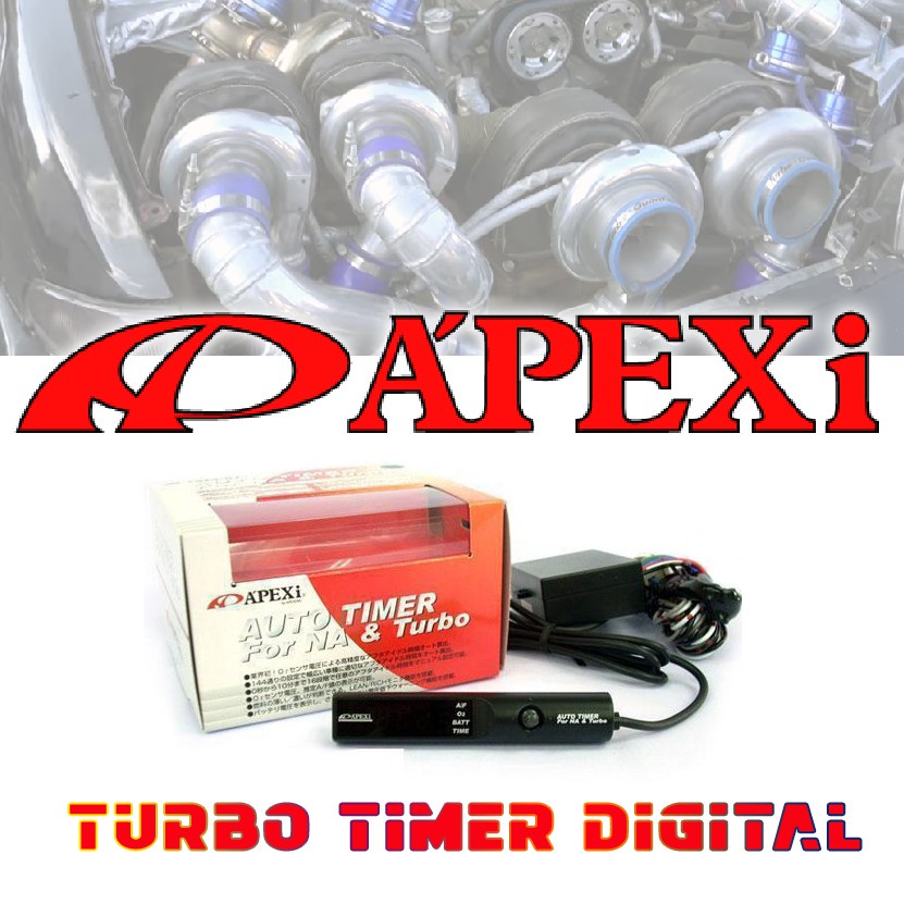 Apexi turbo timer Digital GRED AA TIMER Blue Display Car Universal ...