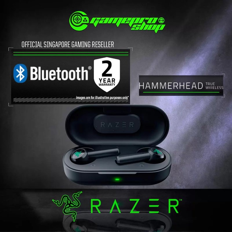 Razer Hammerhead True Wireless Earphones Bluetooth Sports Stereo ...