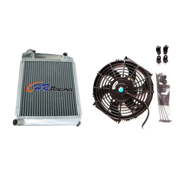 Aluminum Radiator + FAN For Austin Rover Mini 850/1275 GT Cooper 1959 ...