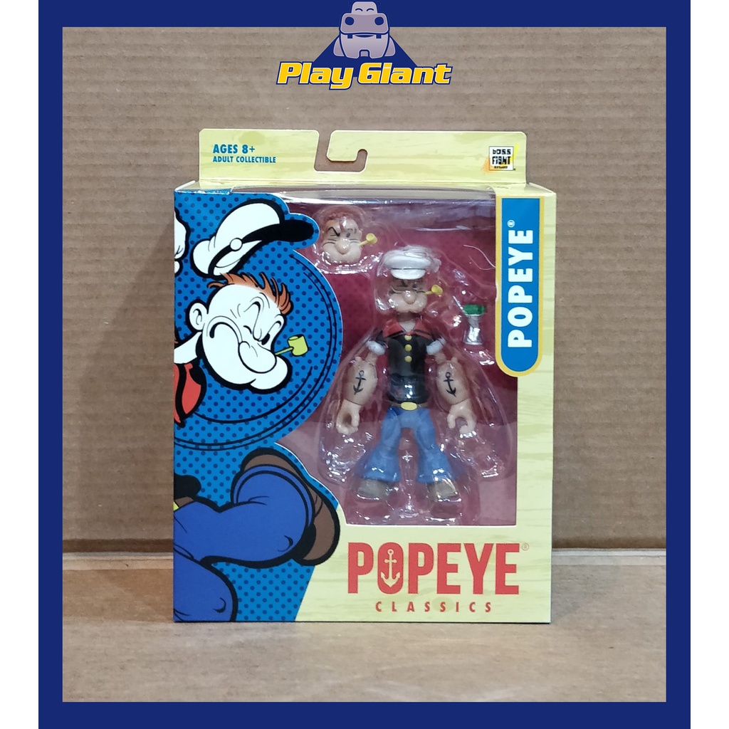 Popeye Classics - Popeye The Sailor Man 1/12 Scale Action Figure ...