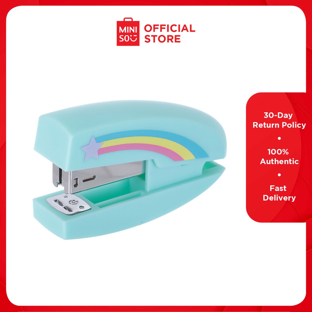 MINISO Cute Rainbow Designed Stapler | Shopee Philippines