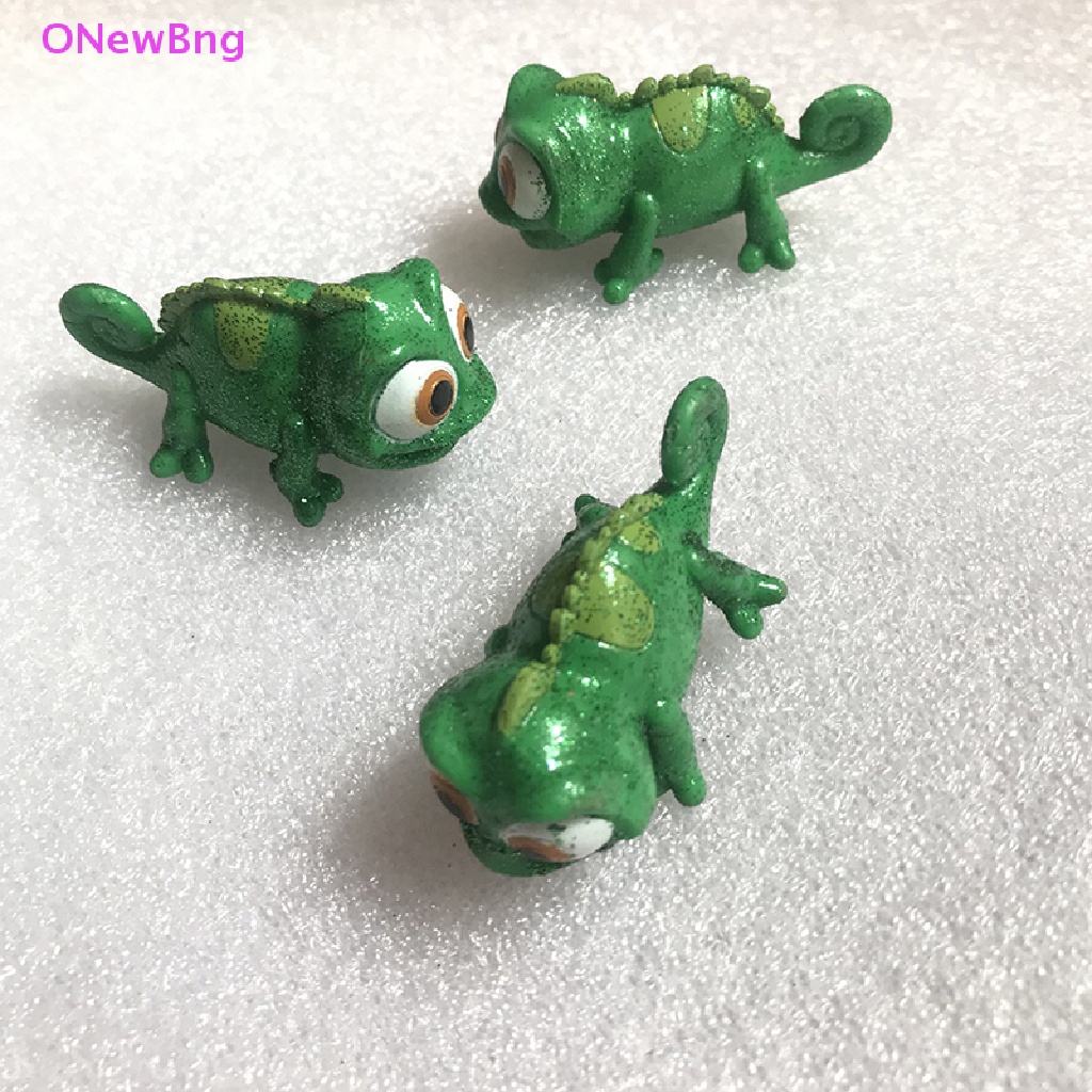 ONew Disney Anime Tangled Mini Size Rapunzel Figure Toys Pascal the ...