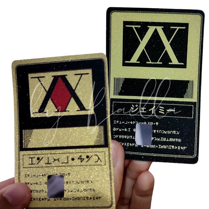 Gold Hunter License ATM / Debit / Credit / Beep Card Skin ...