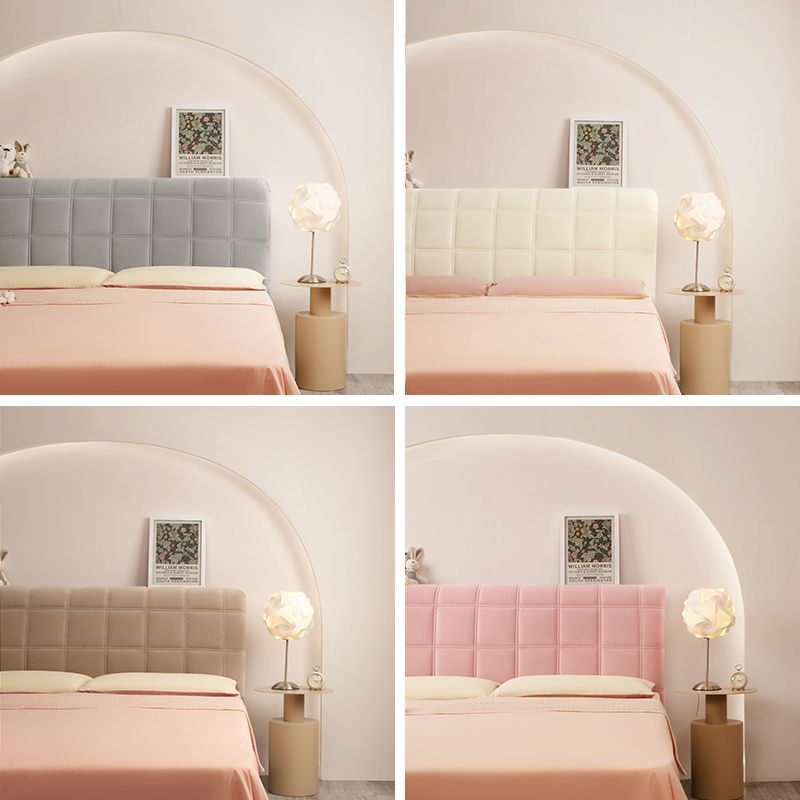 All-inclusive Soft Quilted Bedside Cover Thicken Velvet Headboard Cover ...