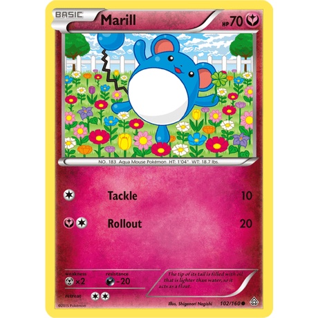 Azurill , Marill , Azumarill Pokemon Cards TCG (2nd Gen Pokemon ...