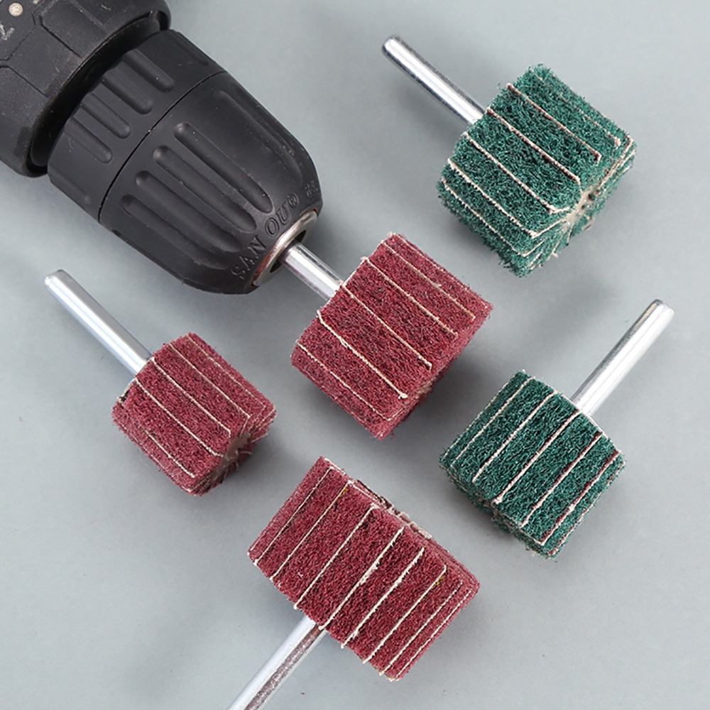 25mm-50mm Nylon Fibre Flap Wheel Sanding Polishing Mop Abrasive ...