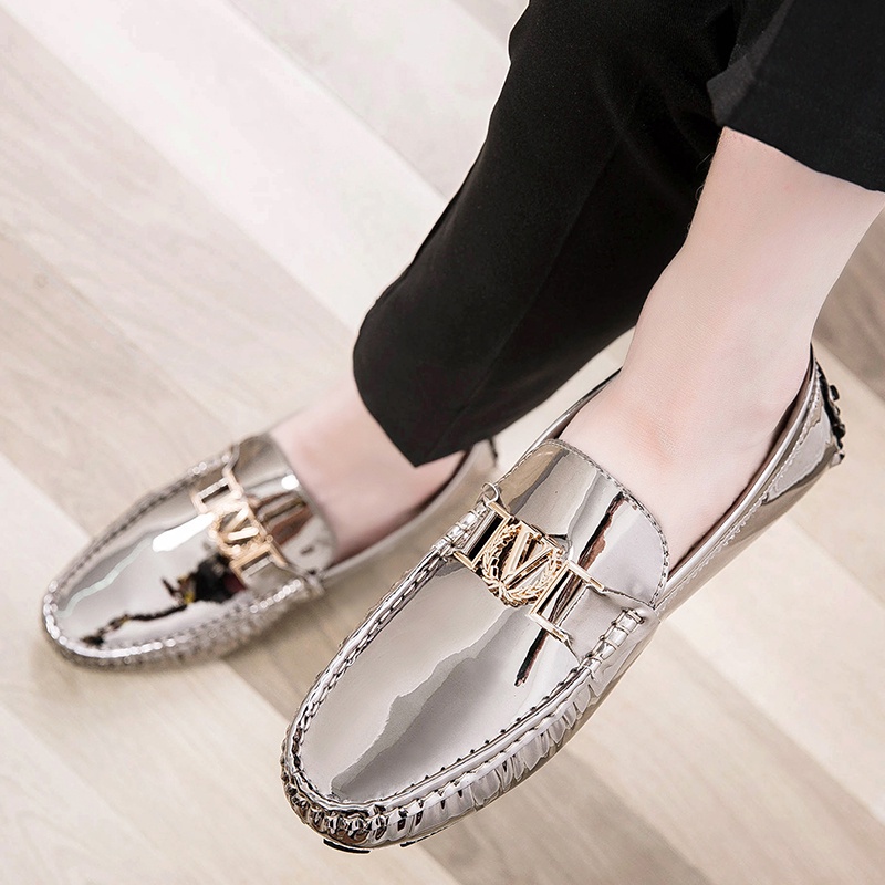 Men Casual Classic Leather Shoes Retro Formal Shoes Medusa Loafers Doug ...