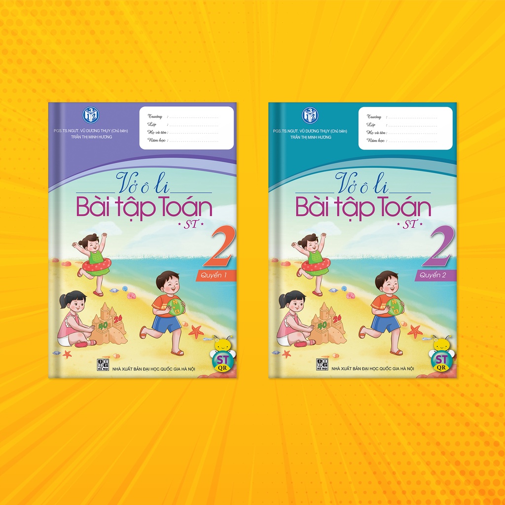 Grade 2 math exercise notebook set (2 books - Creative set with ...