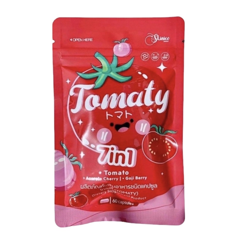 Tomaty 7in1 by Skinice Thailand (Glowy Pinkish Skin Effect) | Shopee ...