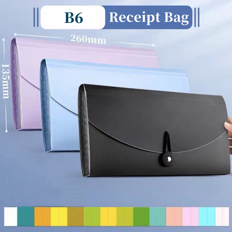 Large-Capacity Portable Folder Organ Bag Bill Storage Office Supplies ...