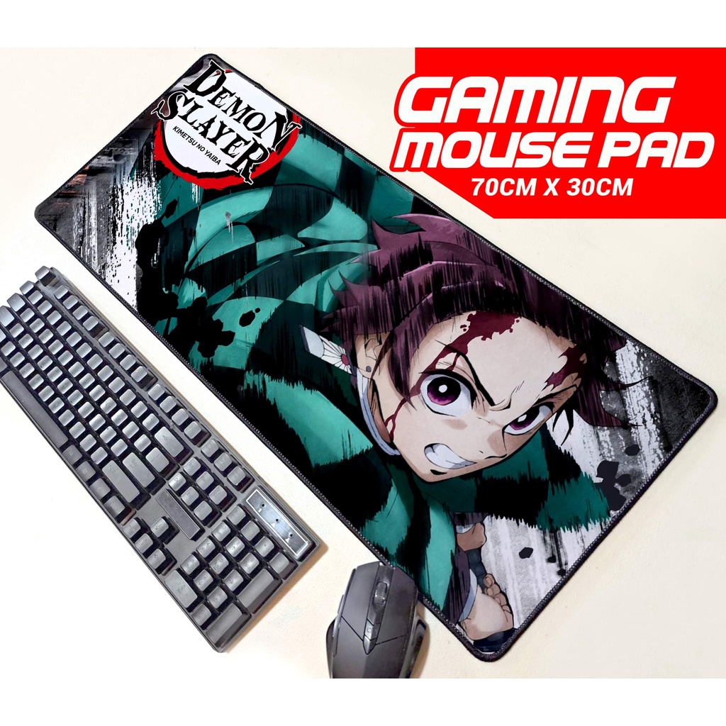Extended Gaming Mouse Pad / Deskmat - DEMON SLAYER - 70cm X 30cm ...