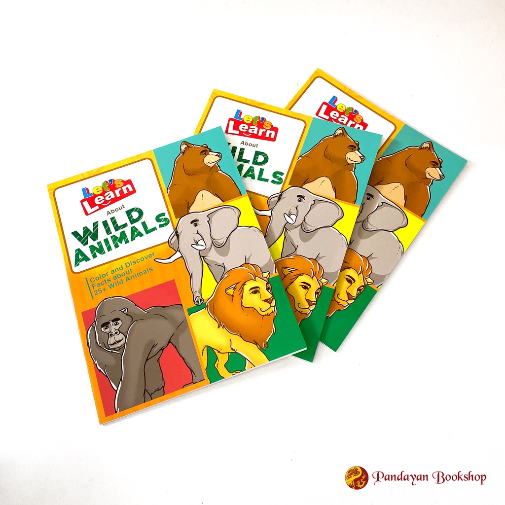 Let's Learn About Wild Animals: Color and Discover Facts About 25+ Wild ...