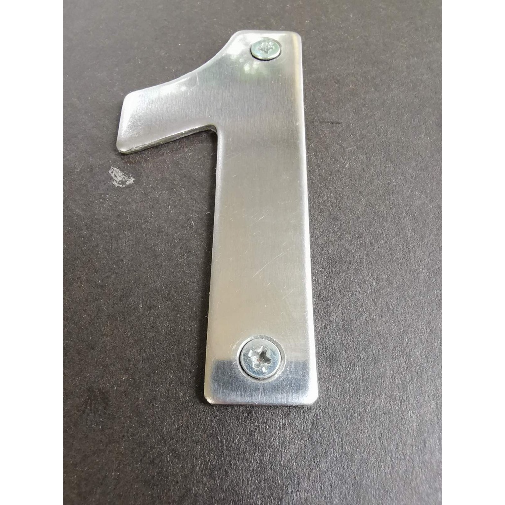 Shophouse l 3 Inches - Stainless Steel House Number/Letter Sign ...