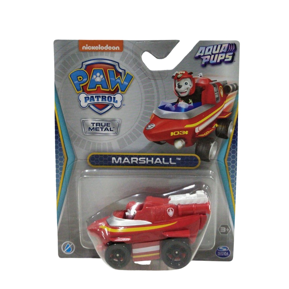 Paw Patrol Vehicle Diecast Marshall Aqua Pups Children Toy Gift for ...