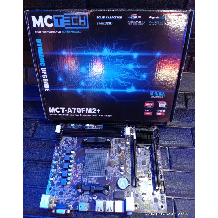 BRANDNEW MCTECH A70FM2+ MOTHERBOARD ONLY | Shopee Philippines