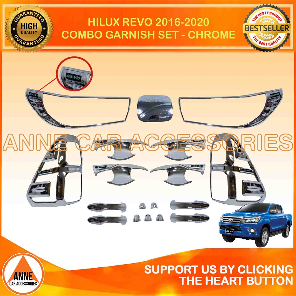 Toyota Hilux Revo Conquest 4x4 4x2 Recco 2016 - 2020 Model Chrome ...