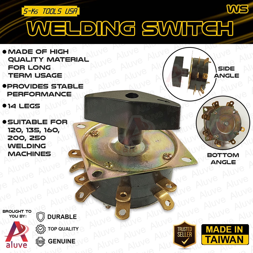 S-Ks Tools USA Welding Switch | Suitable for 120, 135, 160, 200, 250 ...
