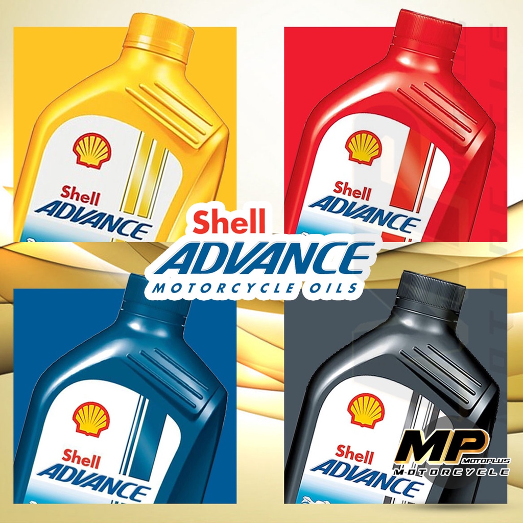 SHELL ADVANCE MOTORCYCLE OIL 1 LITER-MOTOPLUS MOTORCYCLE | Shopee ...