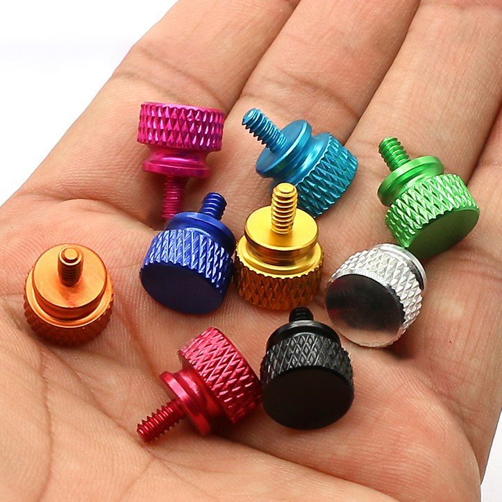 5Pieces Knurled Thumb Screws Hand Grip Knob Bolt Screw for Computer PC ...